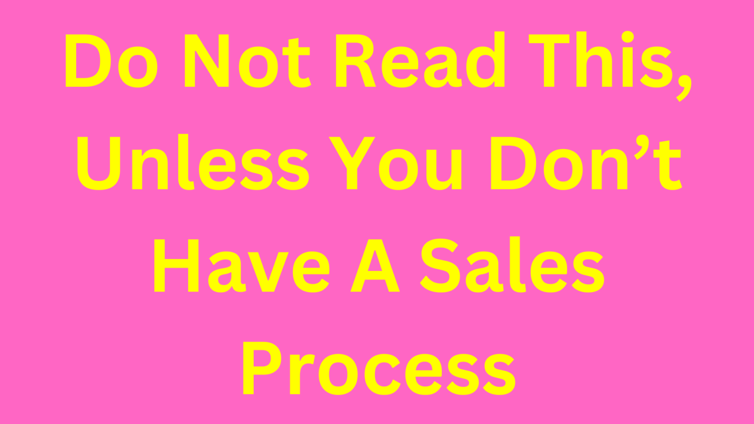 The Simplest SALES Process You Can Use in 157 Seconds – Atomic Methods The Simplest SALES Process You Can Use in 157 Seconds – Atomic Methods